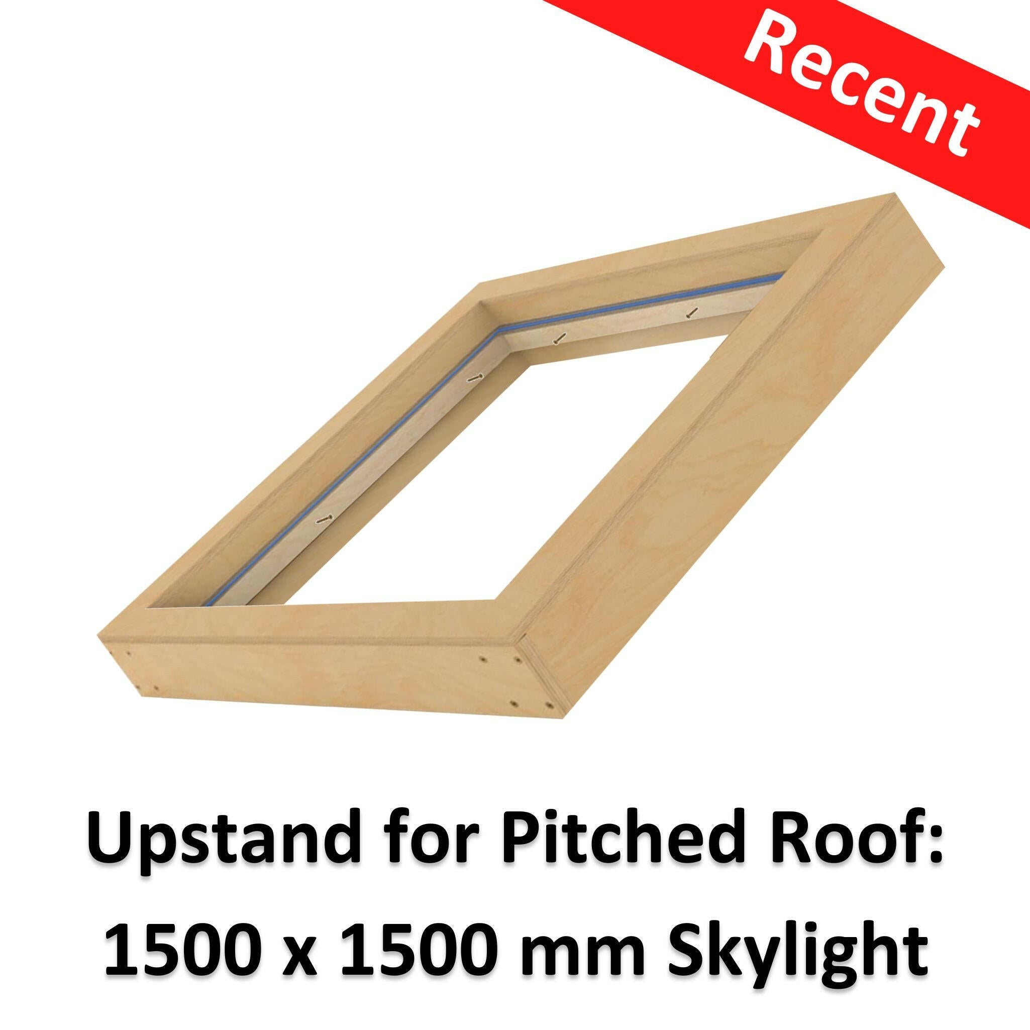 1500 x 1500 mm WBP Insulated Upstand for Pitched Roof | Skylight Factory