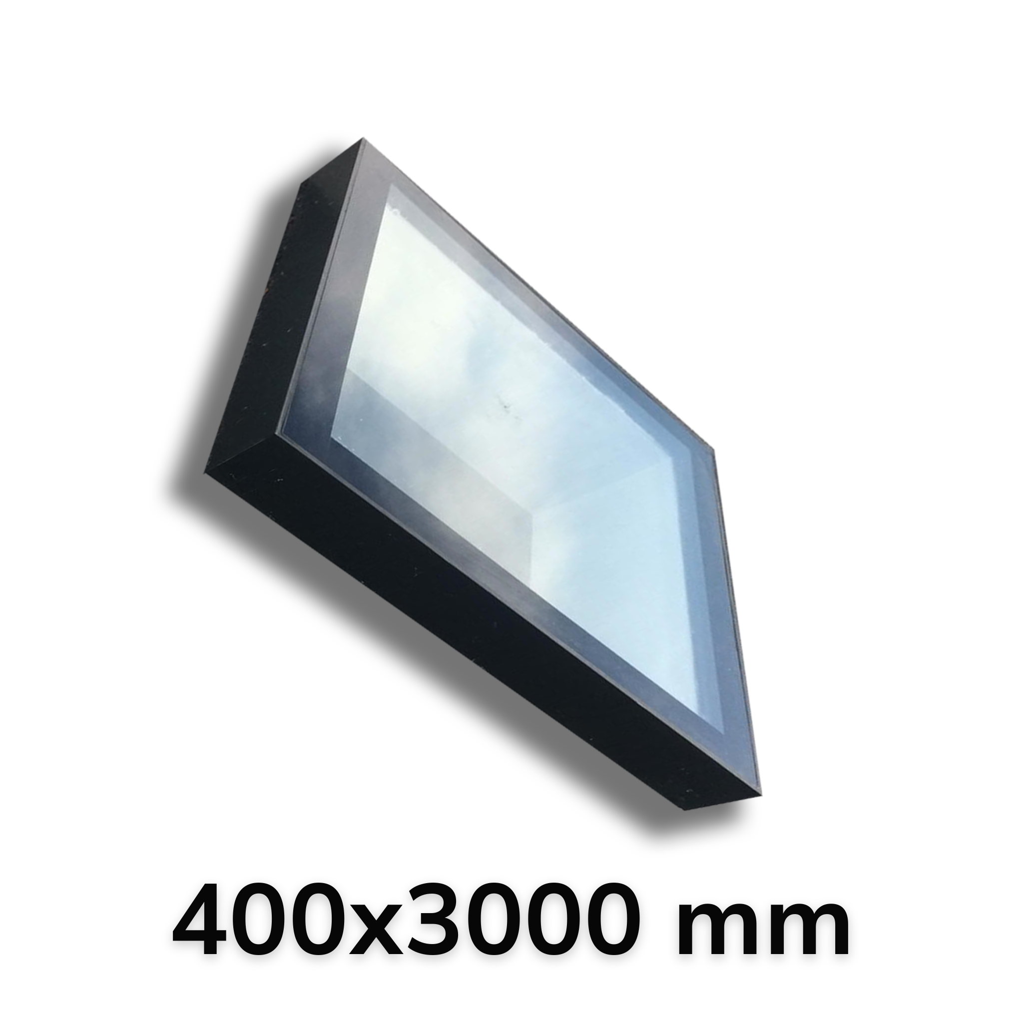400 x 3000 mm Framed Skylight for Pitched Roof | Skylight Factory