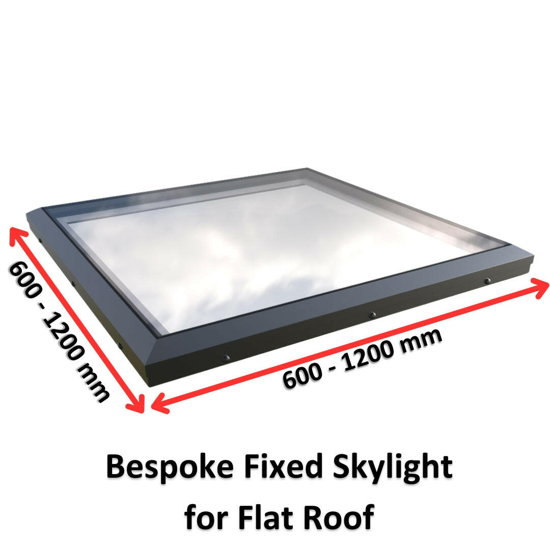 Brett Martin Bespoke Fixed Skylight for Flat Roof | Skylight Factory
